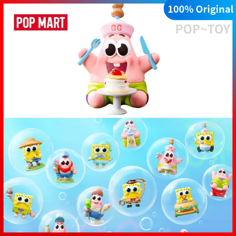 POPMART SpongeBob SquarePants best friends Series Cute Figures Pop Mart ...