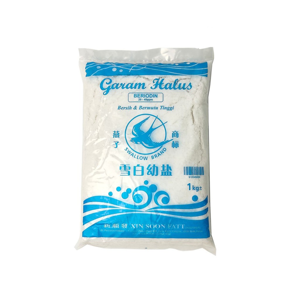 Swallow Brand Garam Halus (1kg) | Shopee Malaysia