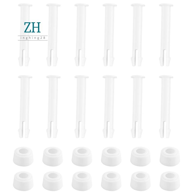 12 Pcs Plastic Pool Joint Pins & 12 Pcs Rubber Seals for Intex Above ...