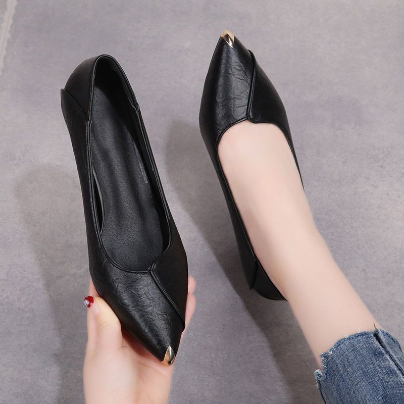 Black High Heels Stiletto Heels 5CM20253cm Single Shoes Women Interview ...