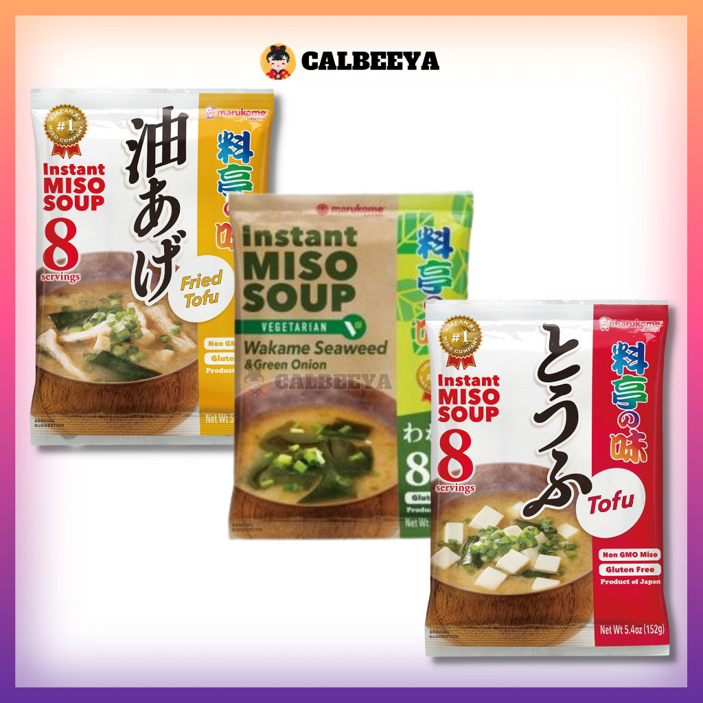【NON-HALAL】MARUKOME Ryotei No Aji Miso Soup Series 8 Servings | Shopee Malaysia