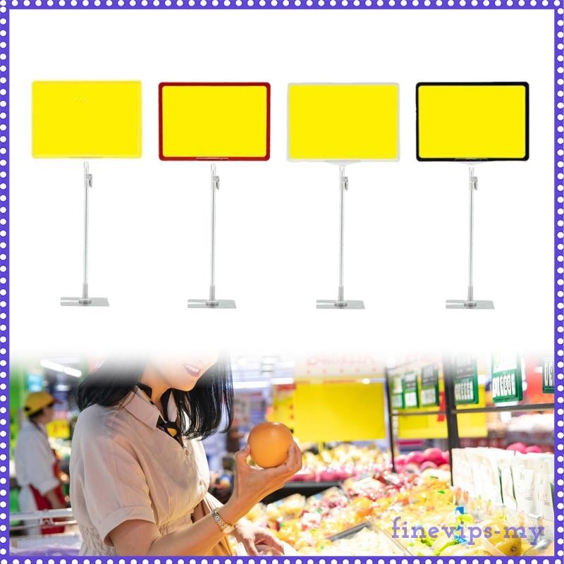 [FinevipsMY] Adjustable Sign Holder Sign Rack Displayed Note Holder ...