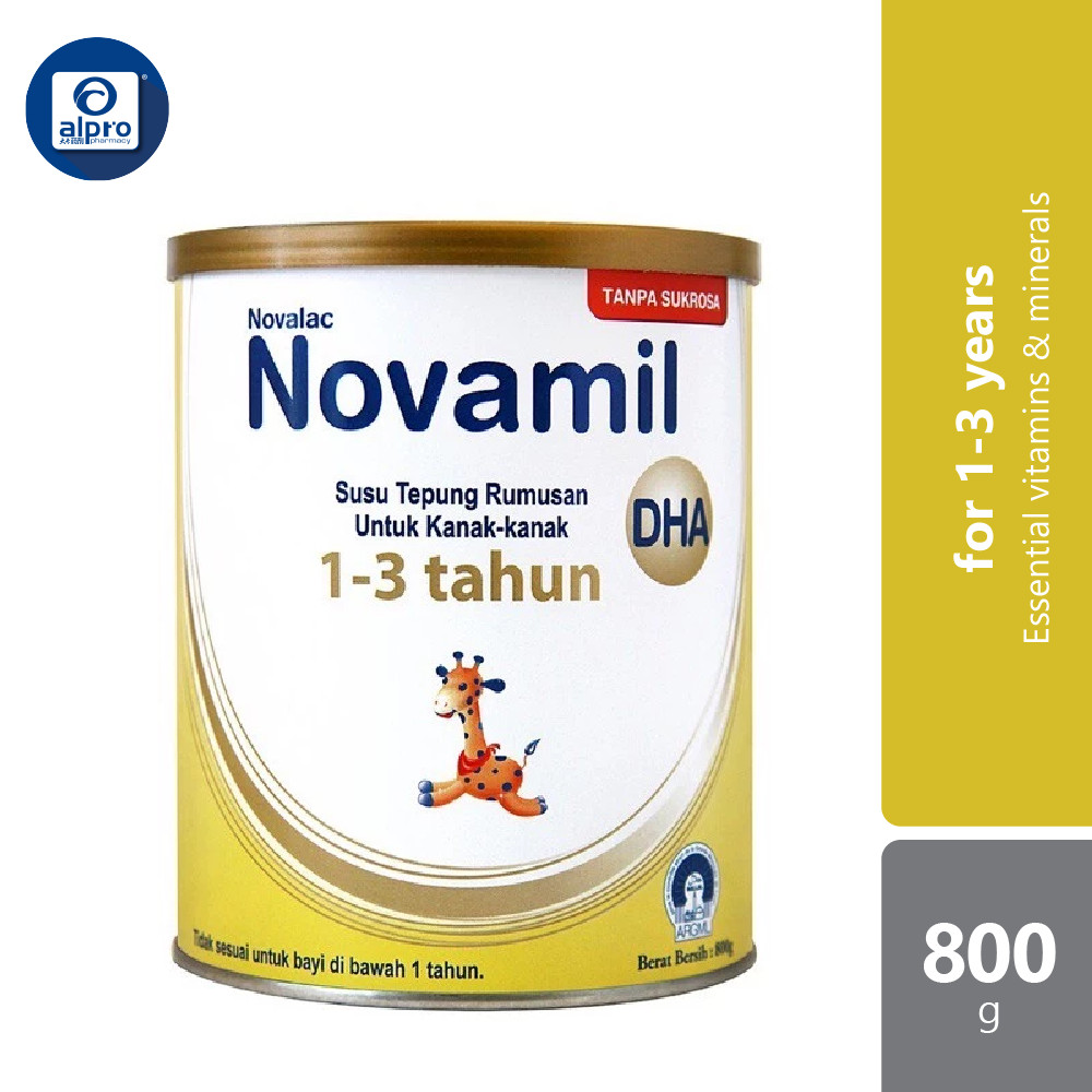 Novalac Novamil DHA Growing Up Formula 800g | Shopee Malaysia