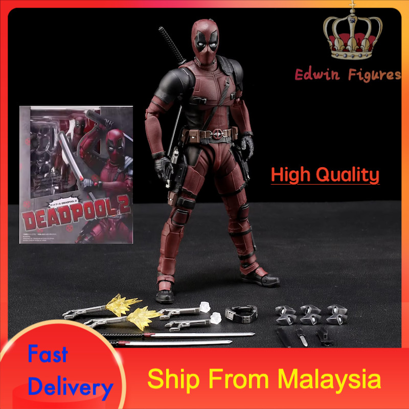 15cm SHF Marvel Deadpool 2 Action Figure Joint Movable Model ...