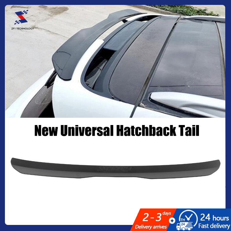 Glossy Black/Carbon Fibre New Universal Hatchback Tail Modification ...