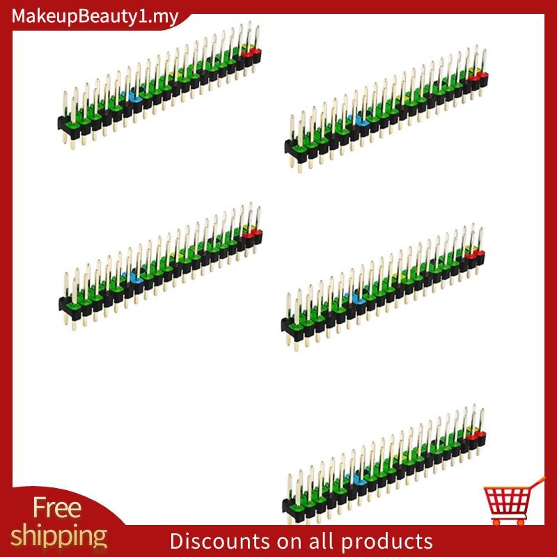 [In Stock]5 Pcs 2 X 20 Pin Double Row 20 Pin Male Pin GPIO Connector ...