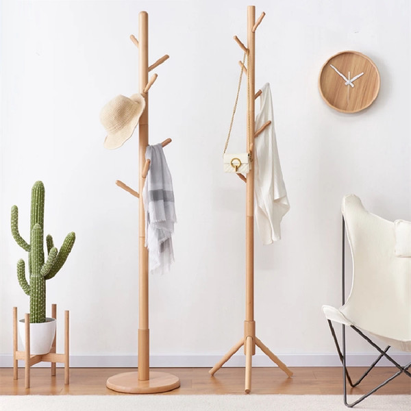 hanger baju clothes rack clothes hanging rack Penyangkut kayu pepejal ...