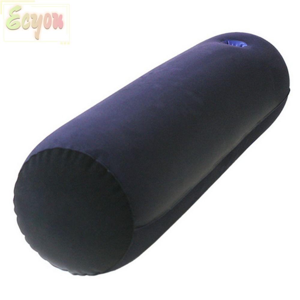 ECYOU Silicone Pillow, PVC Flocking Blue+Black Magic Cushion ...