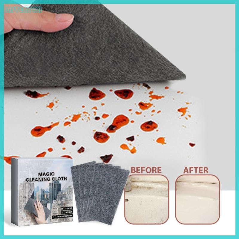 inste Pack of 5 10 Multi-use Cleaning Cloths for Efficient Stain ...
