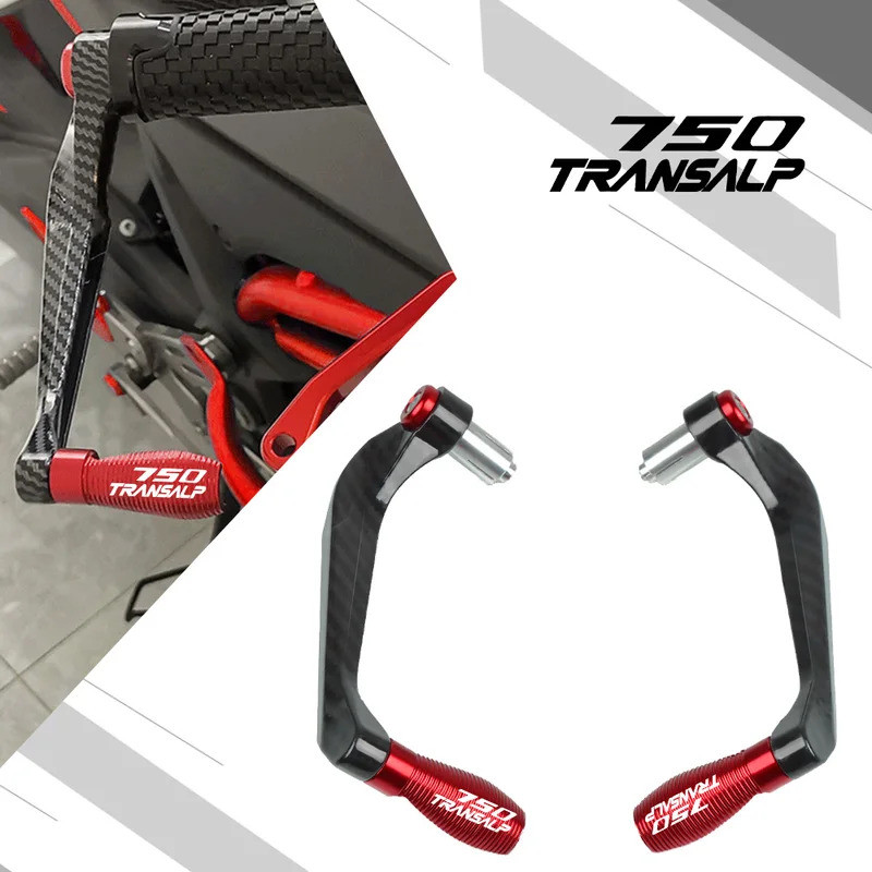 Handlebar Grips Brake Clutch Levers Guard Protector FOR HONDA TRANSALP ...