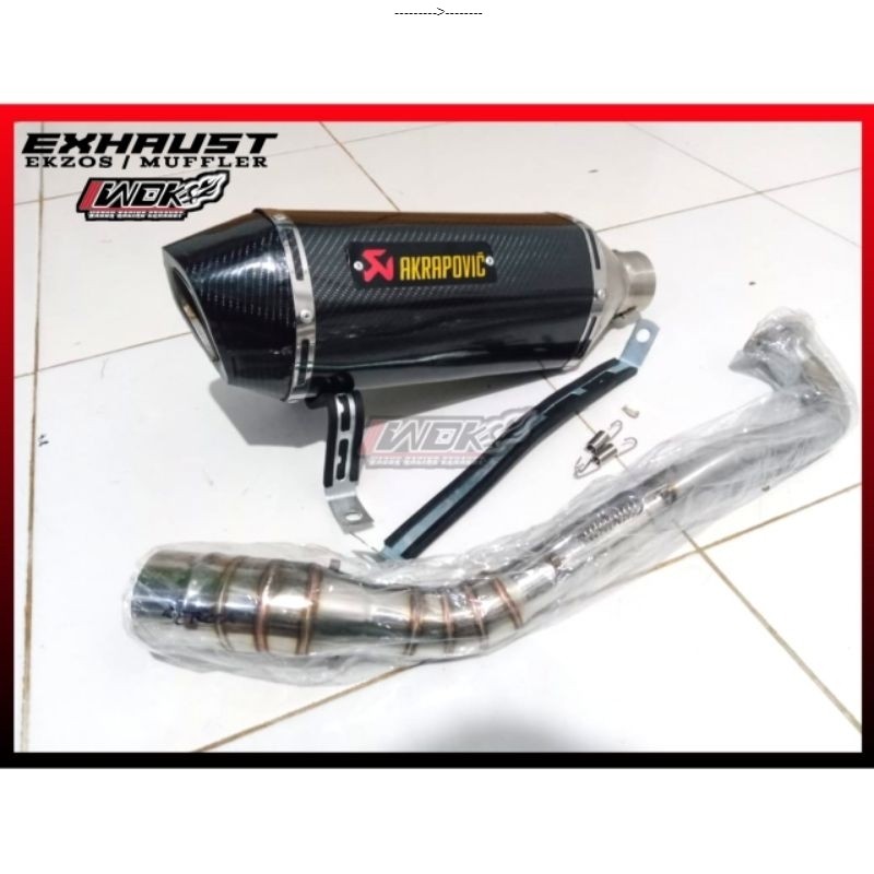 EKZOS AKRAPOVIC CARBON P&P EGO S, EGO V1, EGO LC125, EGO S FI, AVANTIZ ...