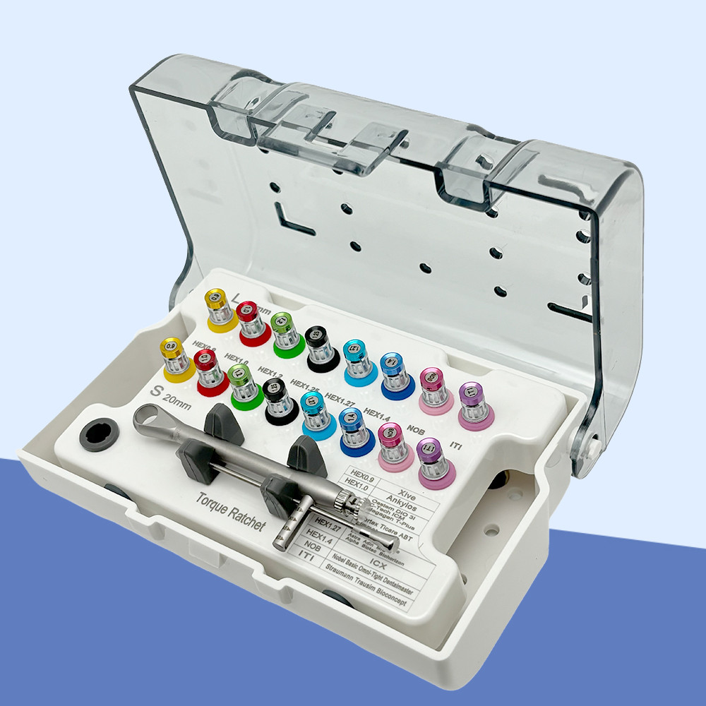 Dental Implant Screwdriver Universal Hand Driver with Autoclavable Box ...