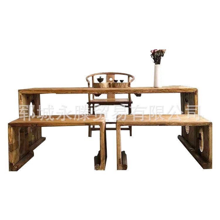 Papan luluhawa kayu elm lama, tangga, papan dinding homestay, borong ...
