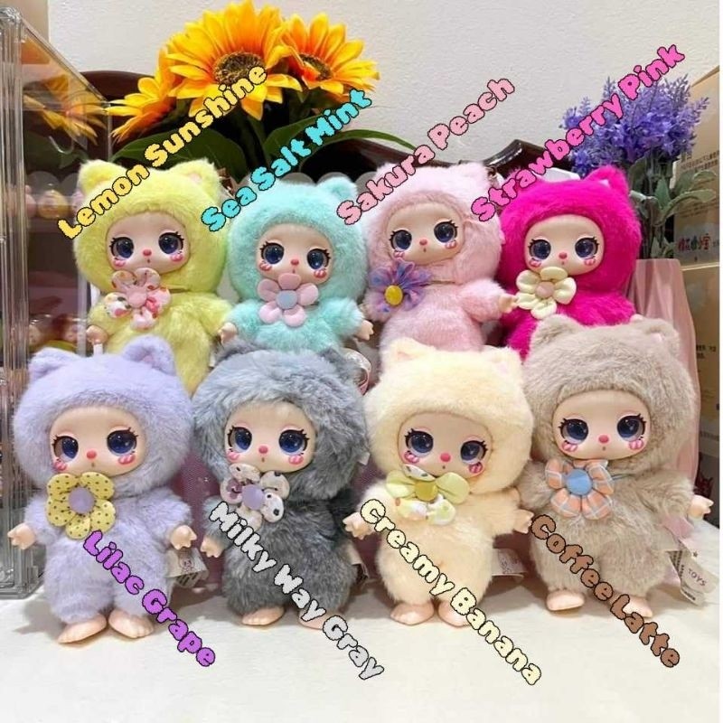 Lilla Lucky Cat lilla V1 Series Blind Box | Lucky Cat Plushie Toy ...