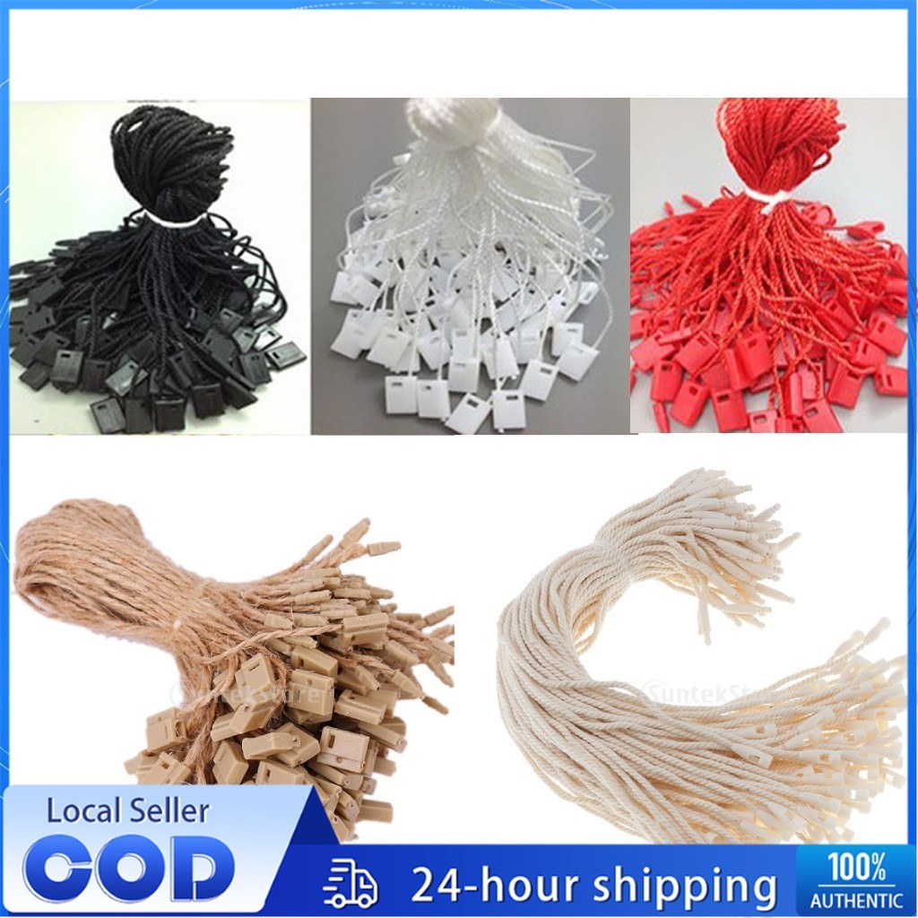 1000 Pcs GARMENT STRINGS FOR TAG Cloth Jewelery Price Tag HANG TAG ...