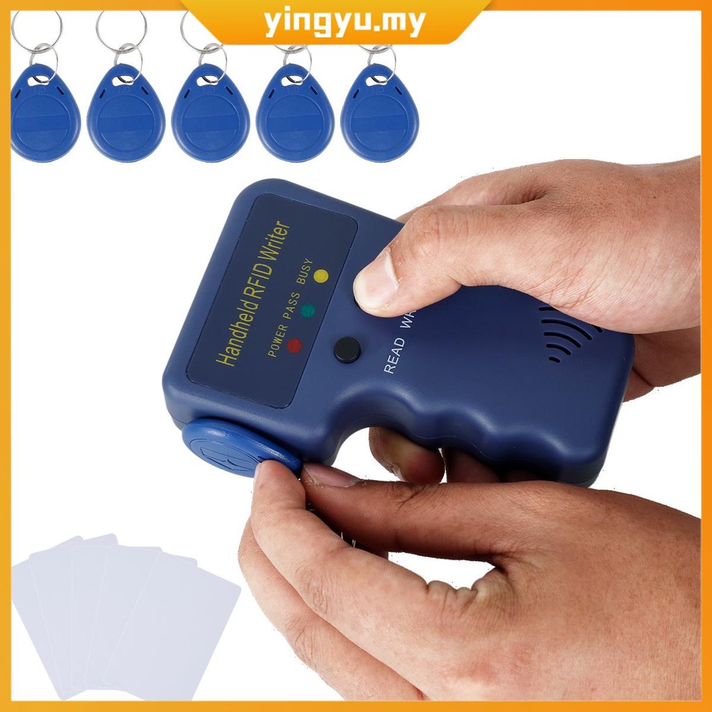 125KHz RFID Card Copier Portable Handheld Writer ID Card Duplicator ...