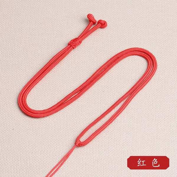 rantai rantai leher perempuan Tenunan tangan mudah loket jed lanyard ...