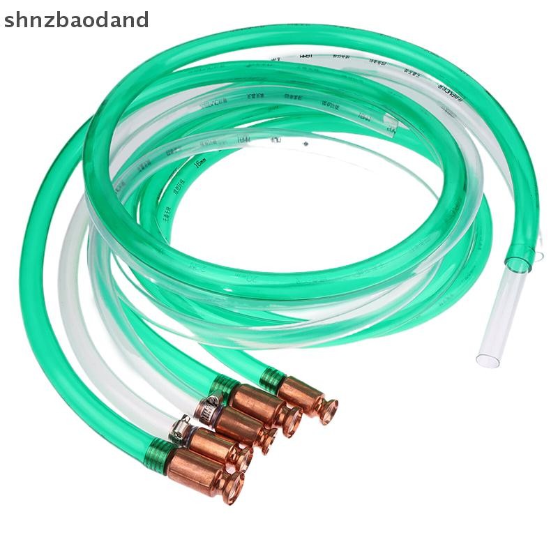 [NZSH] 1 Pcs Red Copper Siphon Refueling Gas Siphon Pump Gasoline Fuel ...