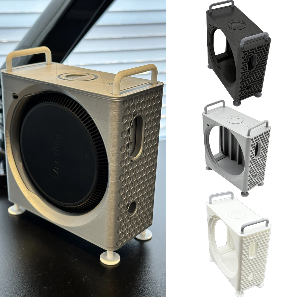 Chassis for Mac Mini M4/M4 Pro 2024 3D Printed Vertical Computer Case ...