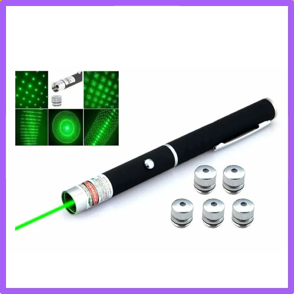 Green Laser Pointer Pen 5mW Laser High Power 532n Tactical Starry ...