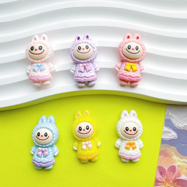 labubu case labubu casing Aksesori resin, kain kain berkilat baru ...