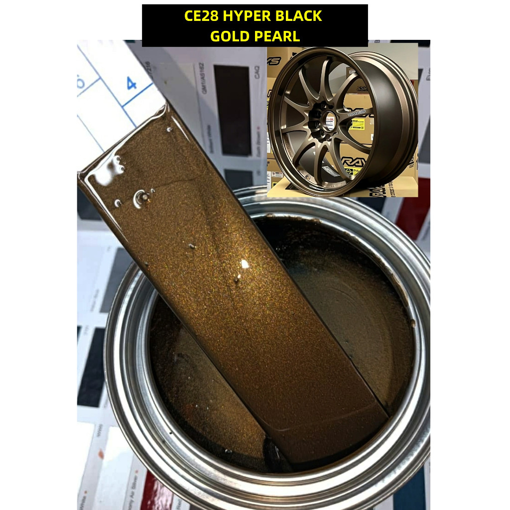 CE28 Hyper Black Gold Pearl /Sport Rim Color /cat 2k/cat bancuh ...