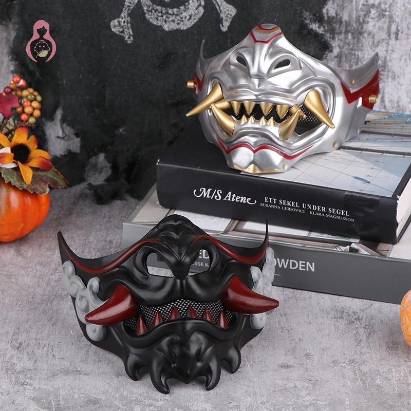 [MMBB] Demon Mask Halloween Cosplay Horror Prajna Plastic Masks Party ...