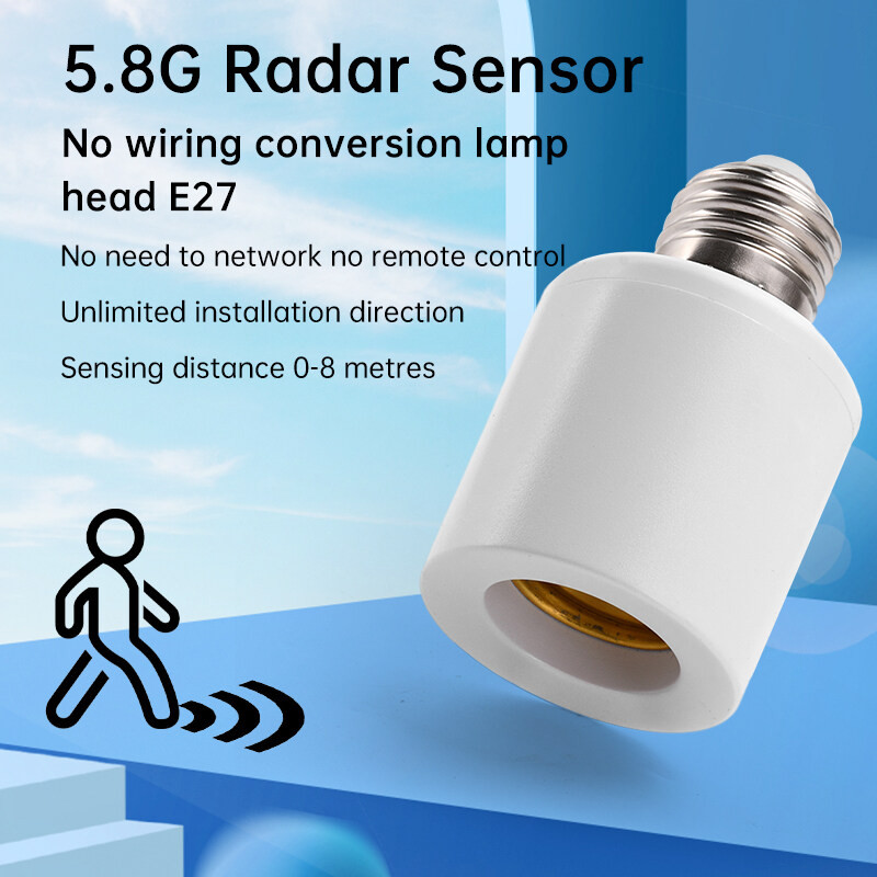 AC 85-265V Intelligent Remote Control Lamp Head Radar Induction Delay ...