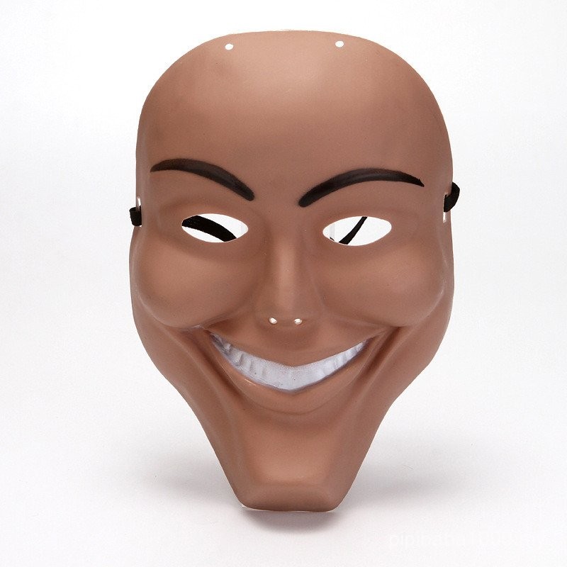 Human Clearing Plan Smiley Mask Halloween Movie Theme Prom Props Horror ...