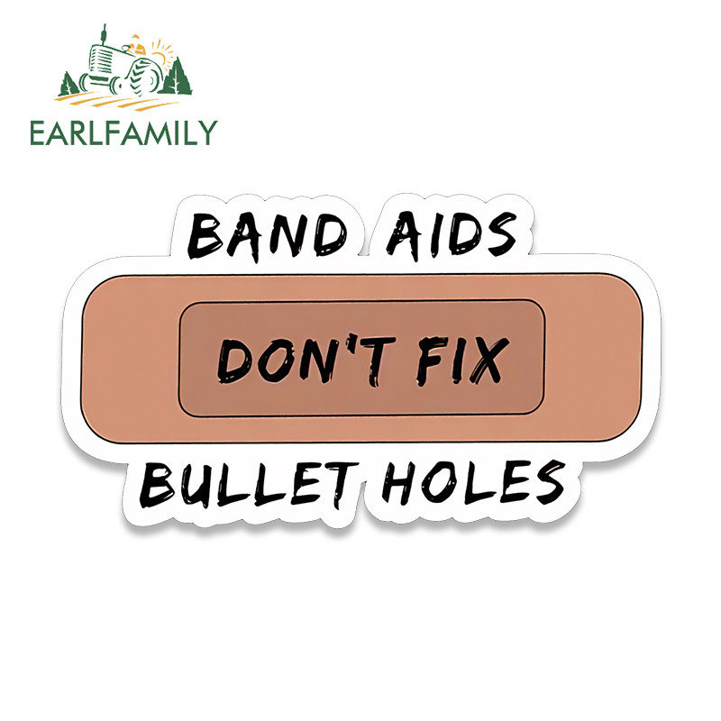 EARLFAMILY Bandage Aids Car Sticker Personality Motorcycle Windows ...