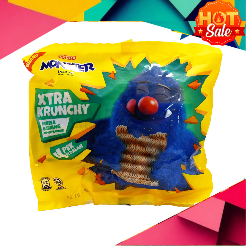 (4pcs) Snek Mamee Monster Onion Flavour Snek Mi | Shopee Malaysia