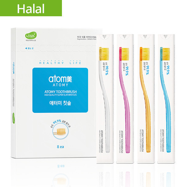 🔥Ready Stock 100% Authentic🔥 Atomy Toothbrush 8ea x 1box 艾多美牙刷 8支x1盒 | Shopee Malaysia