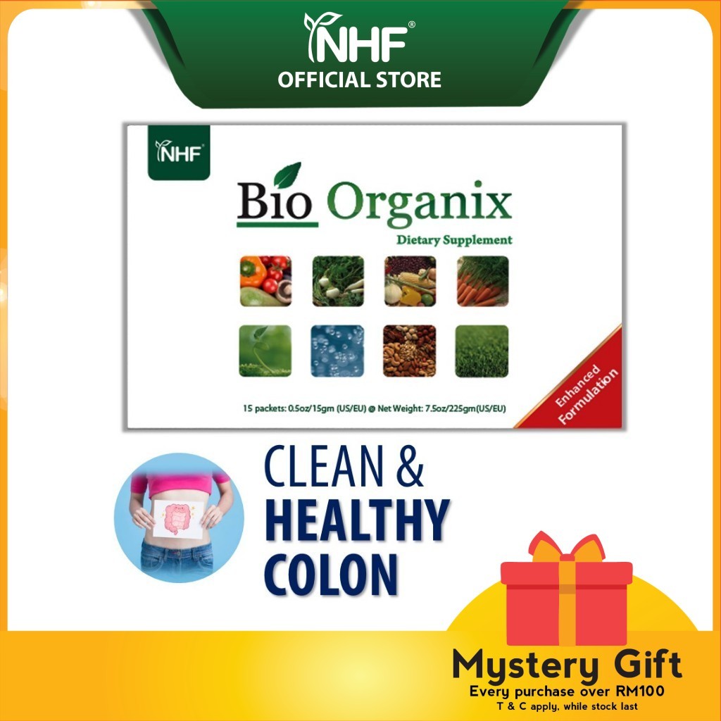 NHF Bio Organix-Enhanced Formula-High Fiber, Slimming Detox with ...