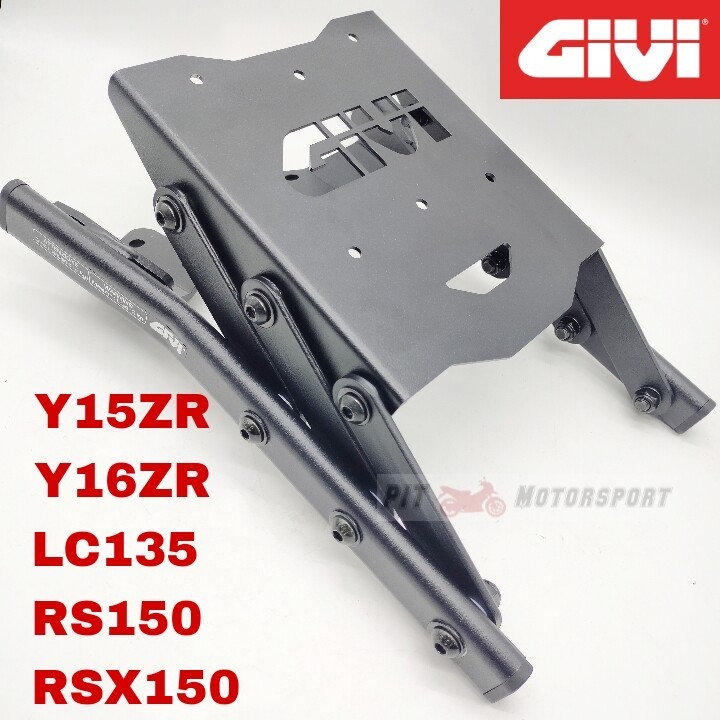Monorack Adjustable GIVI Transformer Rack Lipat RSX150 LC135 Y15ZR ...