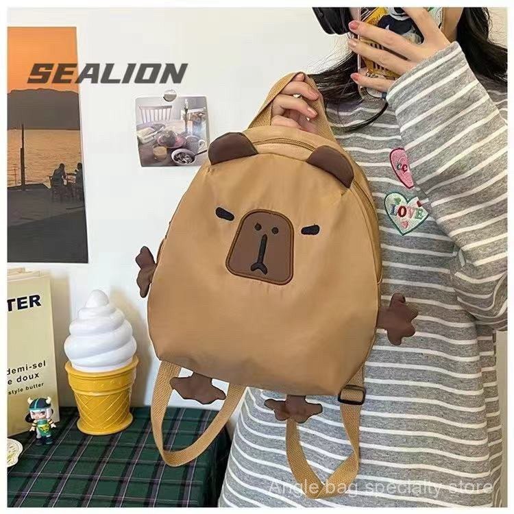 Beg galas dua bahu Kapibara 2024 reka bentuk baru kartun comel beg ...