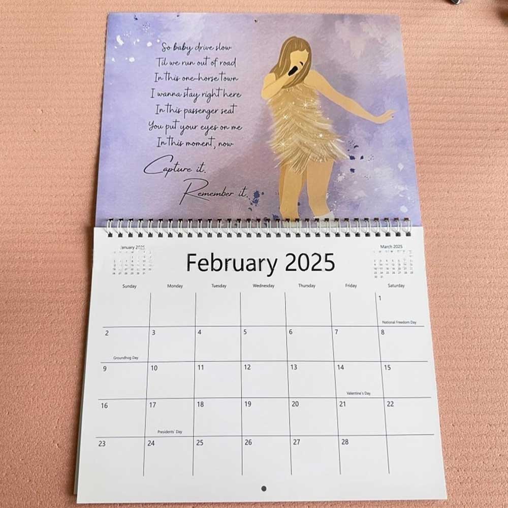 Taylor Swift 2025 Desk Calendar | Shopee Malaysia