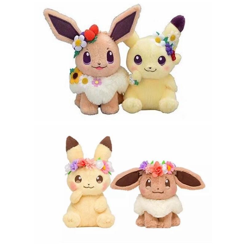 Fill Plush Toys Pokemon Eevee Plush Pikachu Raichu Toy Pachirisu Gengar Blastoise Mewtwo C4b4