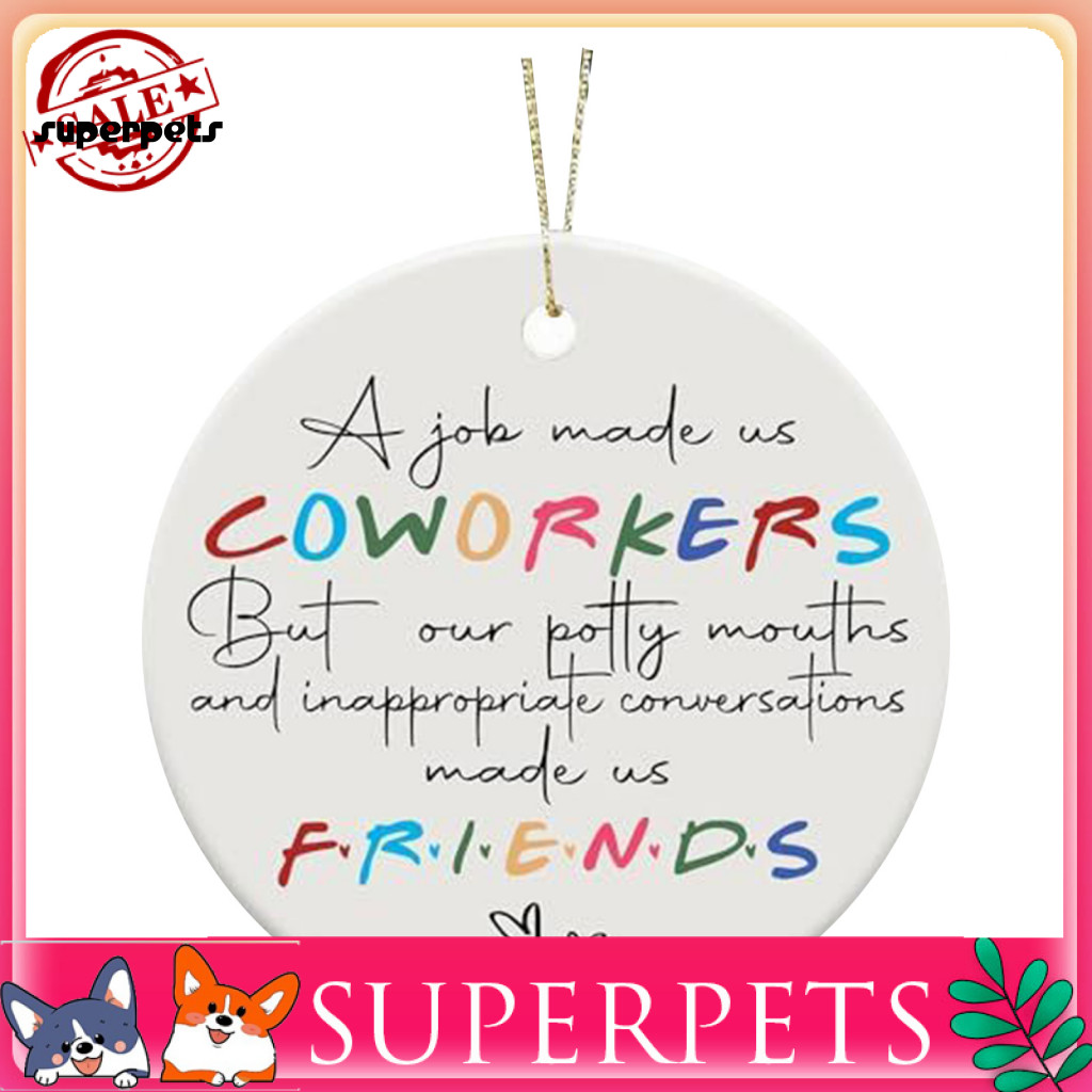 Waterproof Coworker Christmas Gift Work Keeps Us Coworker Ornaments ...