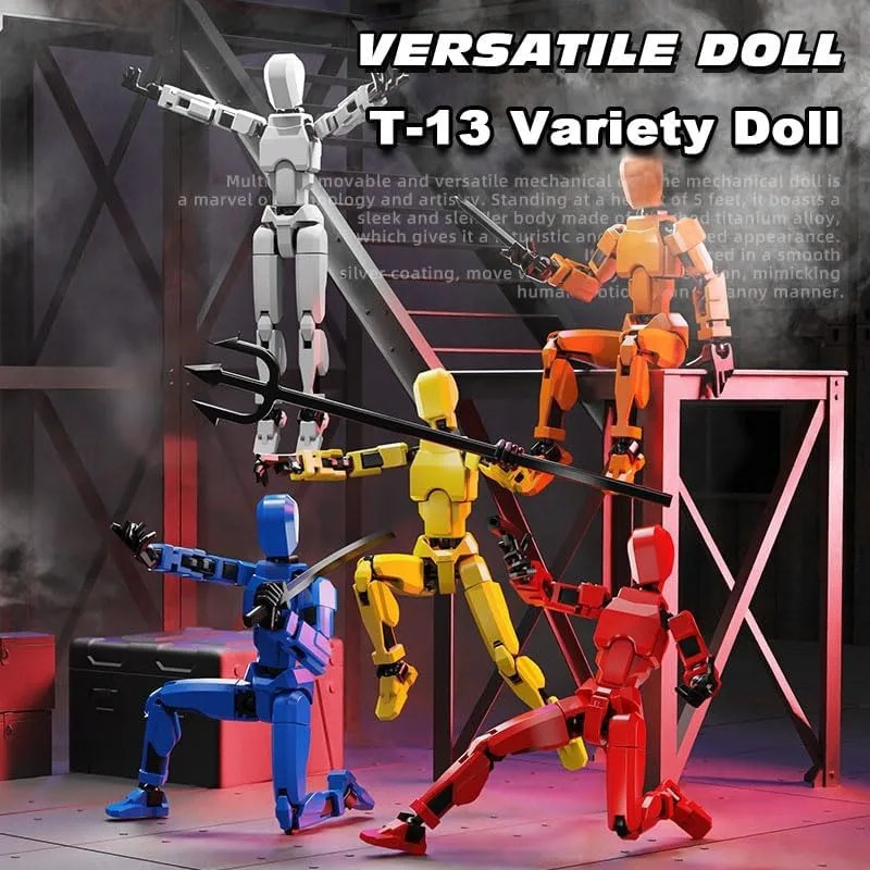 [Local Stock] Magnetic Action Figure Dummy T13 with Stand 3D Printed ...