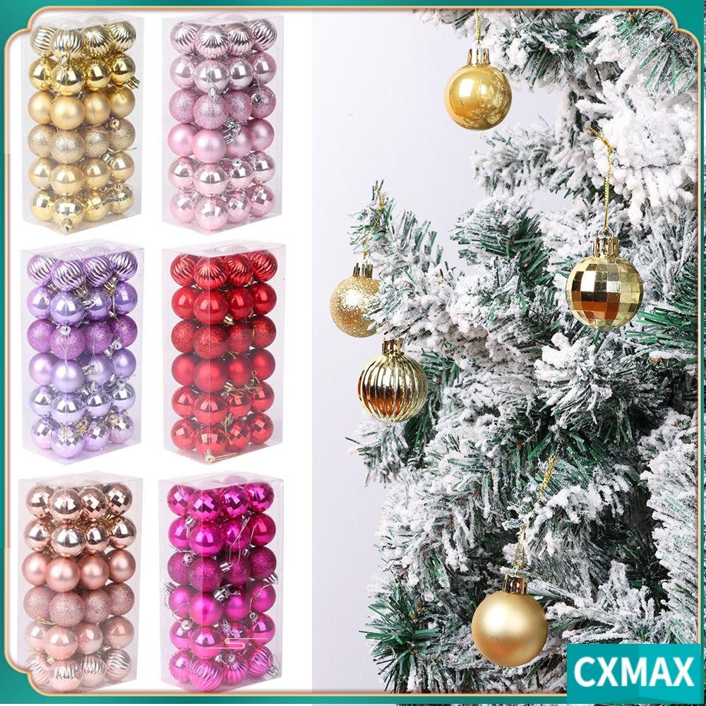 CVMAX 36PCS 4CM Ball Bauble Party Supplies Crafts Home Decor Xmas ...