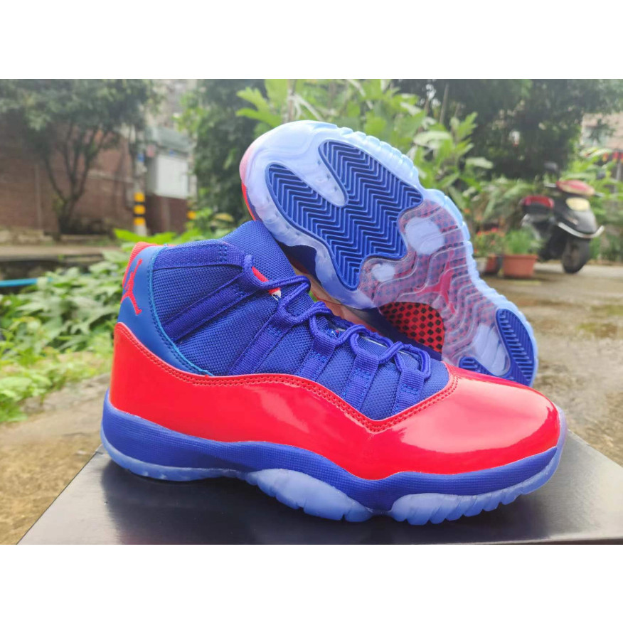 2024New Air Jordan 11 Retro High Red Royal Blue Men's Sports AJ11 ...