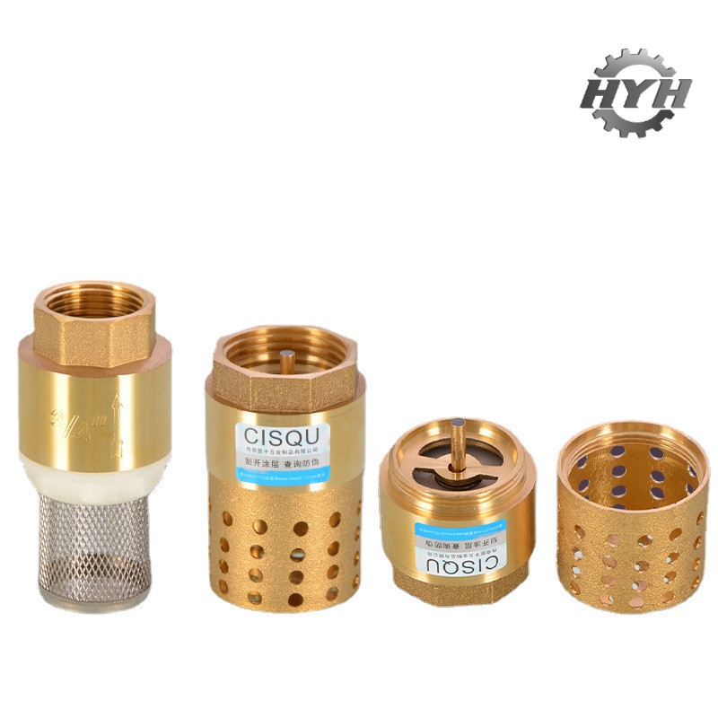 [HYH] Water Pump Check Valve Brass Bottom Valve DN15/20/25/32/40 Water Pipe Check Valve Internal ...