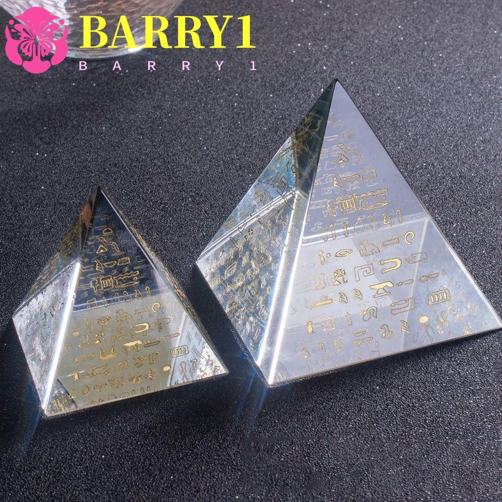 BARRY1 Crystal Pyramid Crafts, Creative Triangle Scripture Pyramid ...
