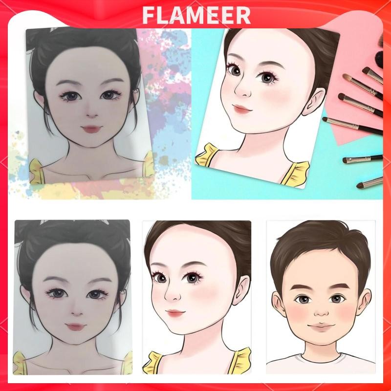 [FlameerMY] Face Painting Practice Board Exercise Face Paint Practice ...