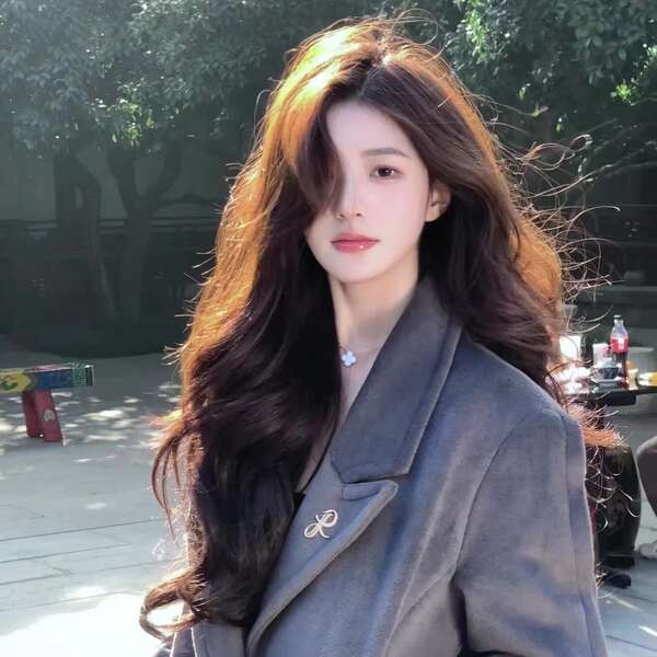 假發 rambut palsu perempuan Rambut palsu, rambut panjang wanita ...