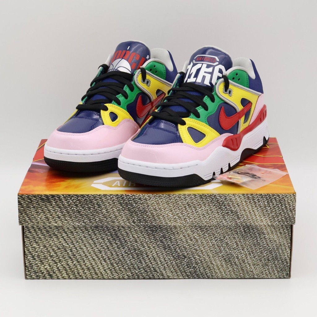 HQ1458-400 NIGO Nike Air Force 3 Low SP Navy Heel Logo NIGO (Men's ...