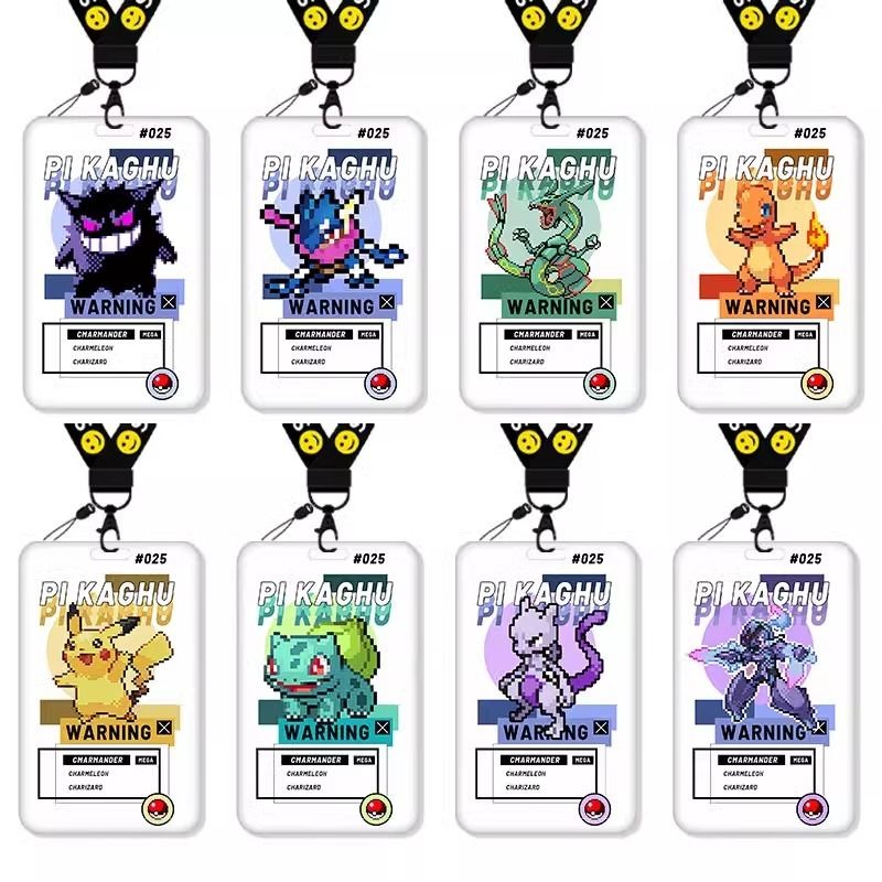 Pokemon Gengar DIY Student Card Set Campus Card Bus Card Holder Factory ...