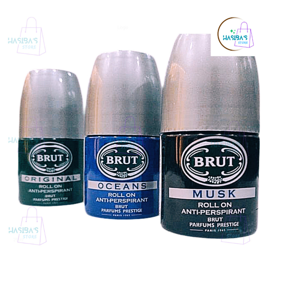 ITALY Brut Deodorant & Anti-Perspirant Roll-On OROGINAL/MUSK 50ml ...