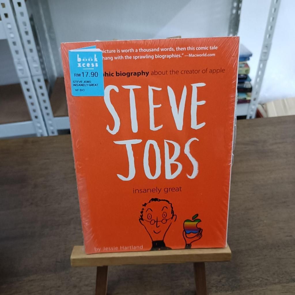 Steve Jobs: Insanely Great Jessie Hartland | Shopee Malaysia
