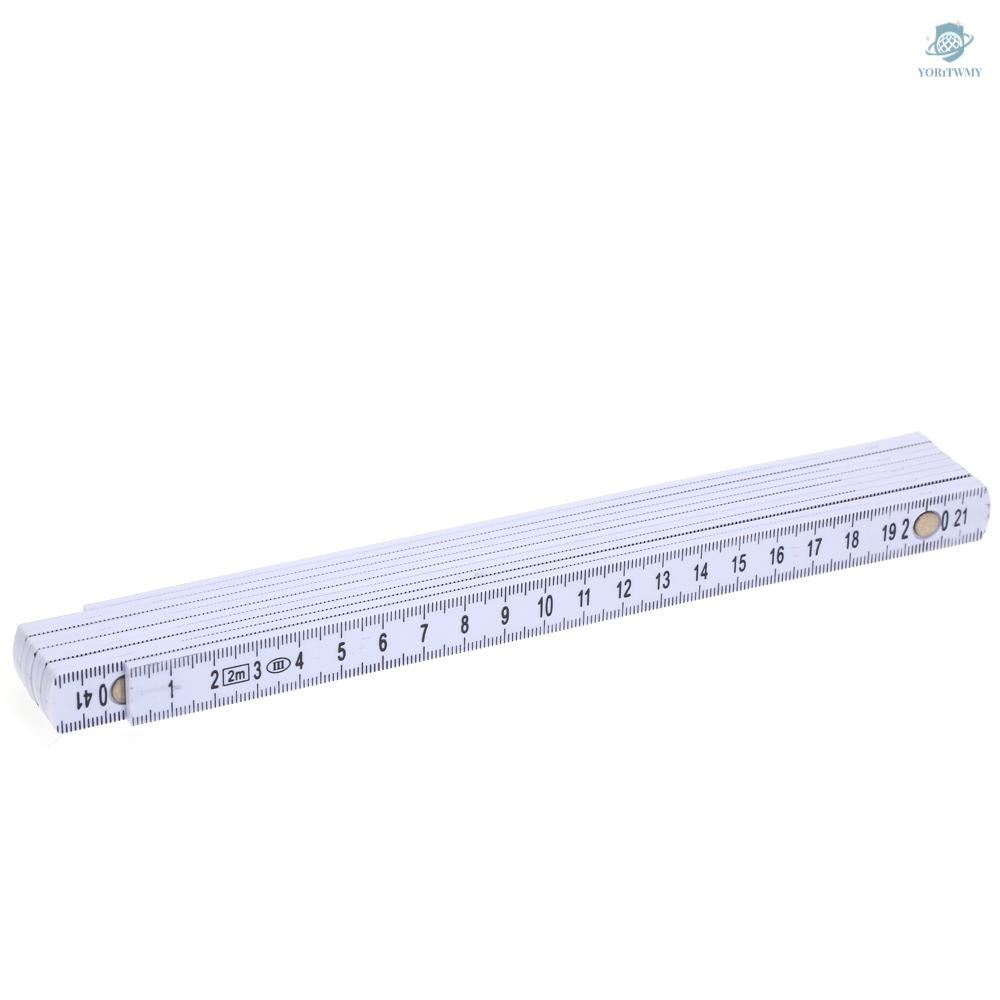 2M Slide Ten-Parts Fold Up Rulers 6.6ft Folding Versatile Inside ...
